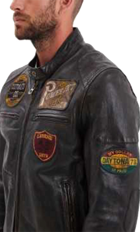 Blouson Cuir Homme Daytona Martinez - Daytona - Cuir-paulene.com ...